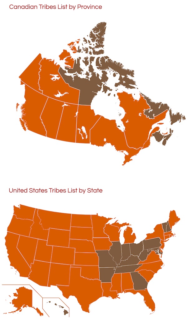 Maps of Native Tribes - Native Ministries International